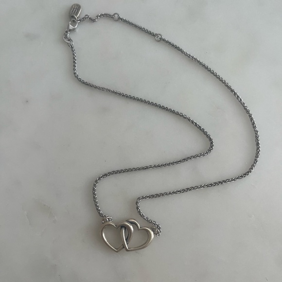 James Avery | Jewelry | James Avery Double Heart Linked Necklace Sterling Silver | Poshmark